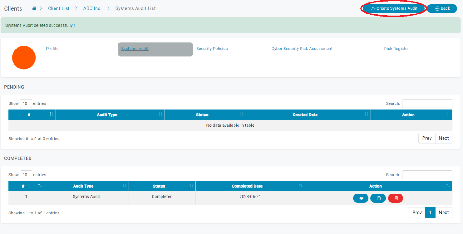 System Audit Tracker – Cyber Security Solutions – Defense In Depth
